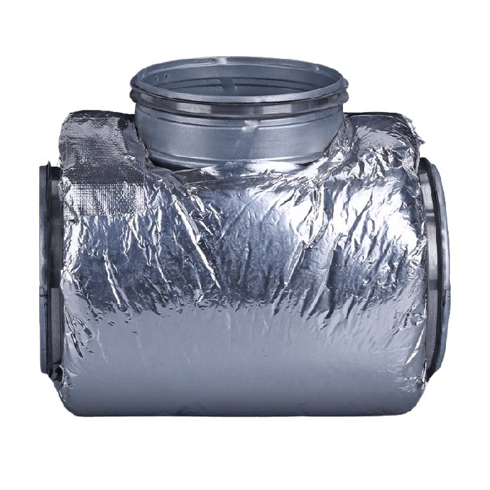 Easy-Jack isolatie voor T-stuk 90 graden 125mm - Ventilatieshop.com