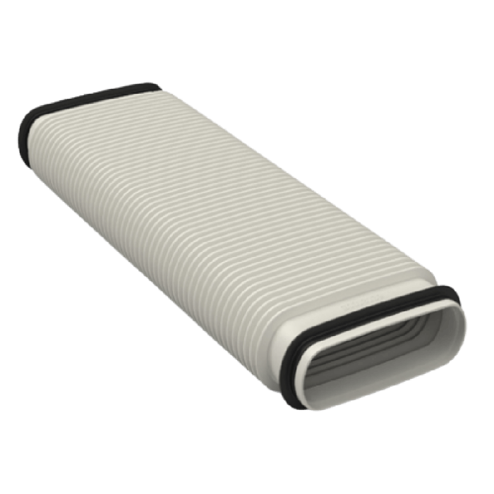 EasyFlex Renson kanaal - koppelstuk - Ventilatieshop.com - Ventilatieshop.com