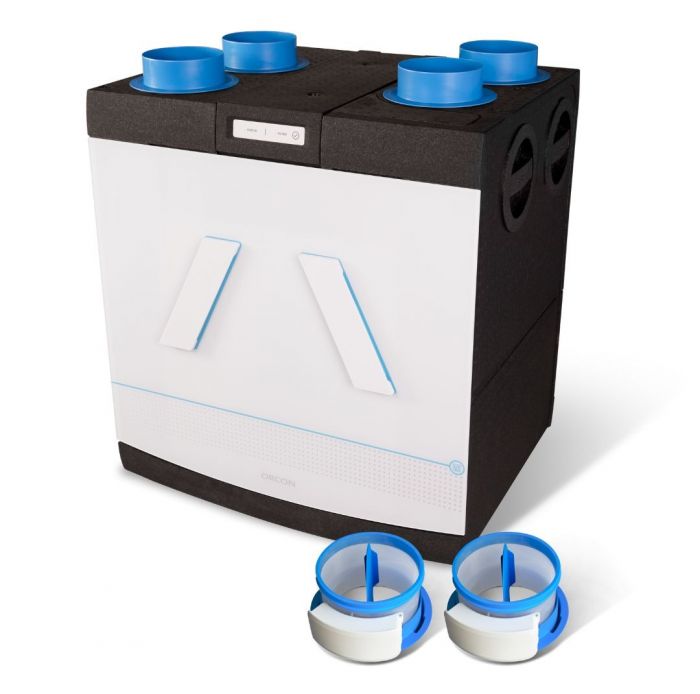 Orcon HRC-425 SmartComfort WTW unit - 425m3/h - met 2-zoneregeling en ...