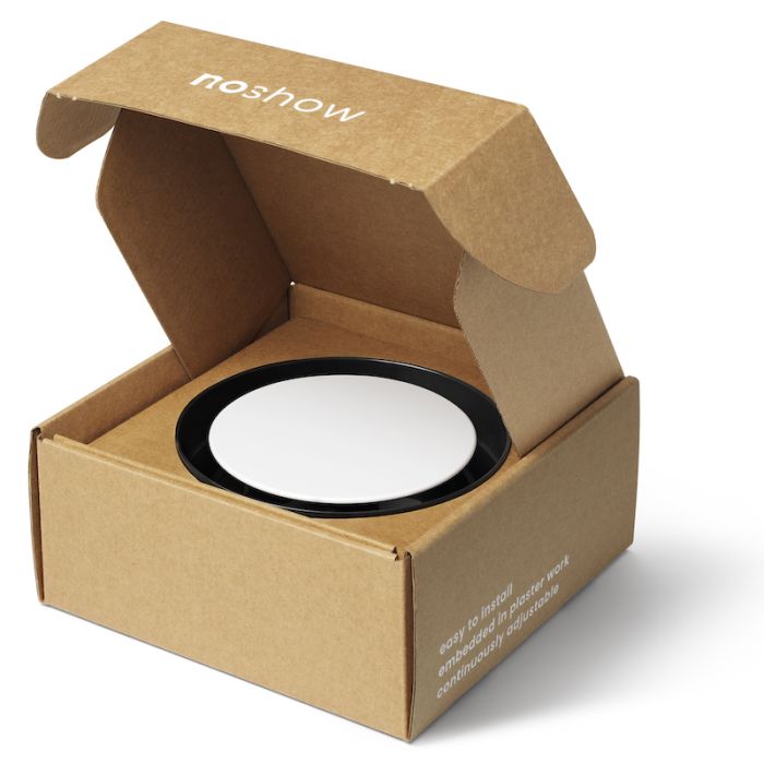 NoShow Zwart Designventiel 125mm | Instucbaar Ventilatierooster ...