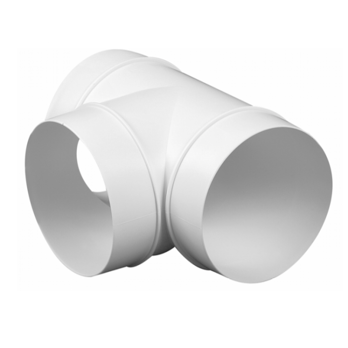 Kunststof Ventilatiebuis T-stuk 90 graden - Ø 150 mm - Ventilatieshop.com