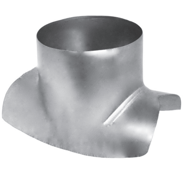 Zadelstuk 355mm/400mm buis - 90 graden 160mm aftakking - Ventilatieshop.com